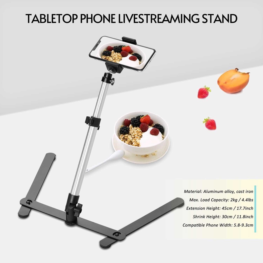 Photography Copy Stand Tabletop Phone Livestreaming Stand with ...