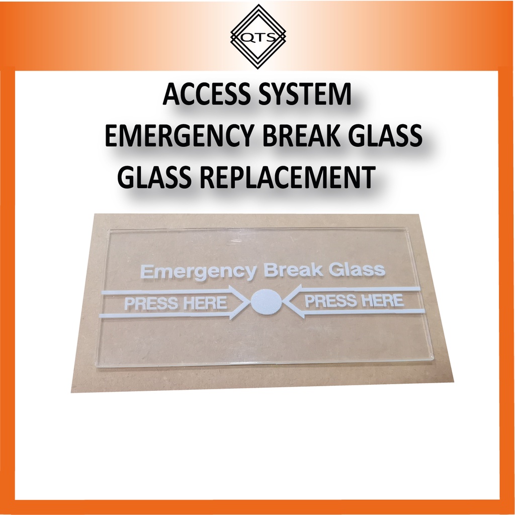 Emergency Break Glass Access System Glass Replacement | Shopee Malaysia
