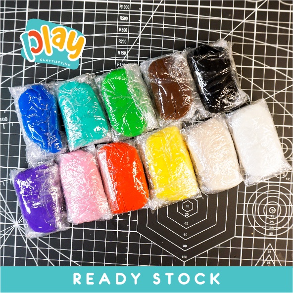 PlayClay Ready Stock Professional Resin Clay 25g No-Bake Polymer Art ...
