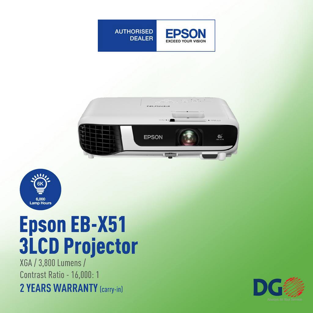 Epson EB-X51 XGA 3LCD Projector | Shopee Malaysia