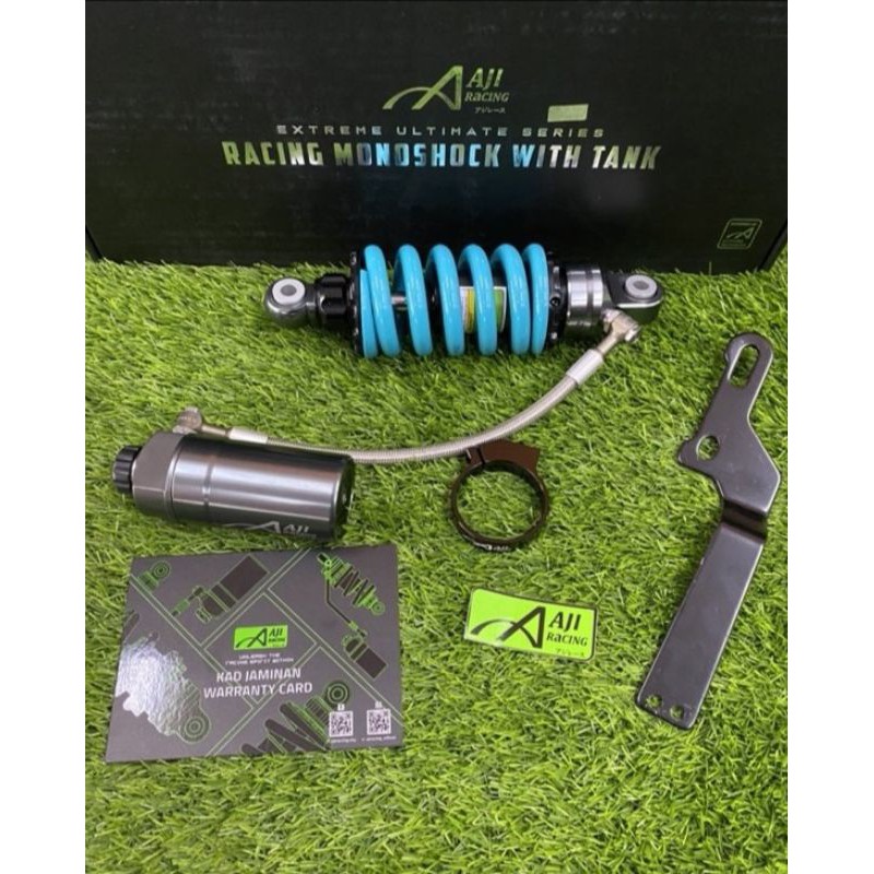 🔥 💯%ORIGINAL🔥Aji Racing Monoshock Adjustable Gas With Tank Mono Red ...