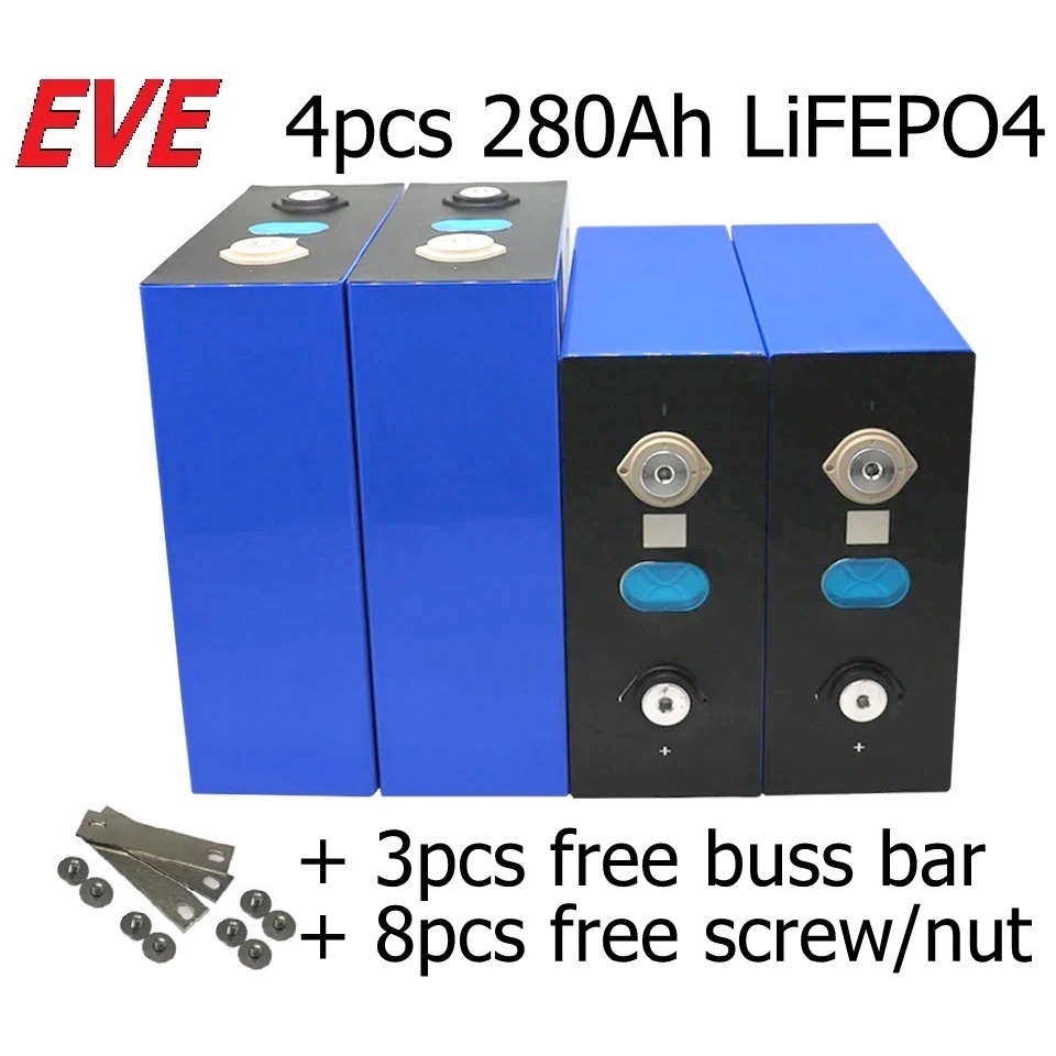 LiFePO4 3.2v 280Ah EVE LFP Rechargeable Lithium iron phosphate long ...