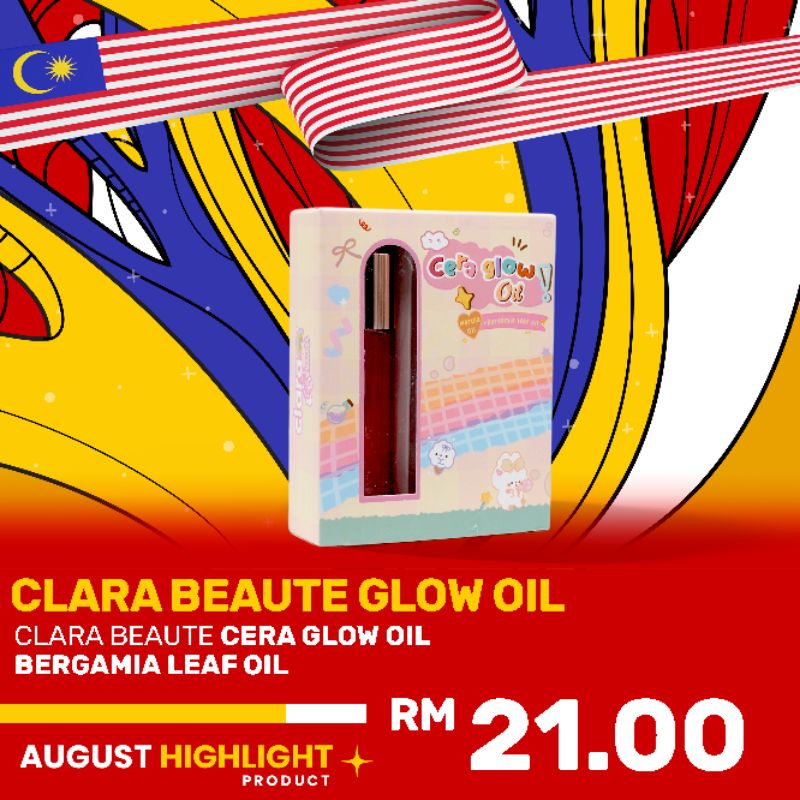 CERA GLOW OIL BY CLARA BEAUTE | Shopee Malaysia