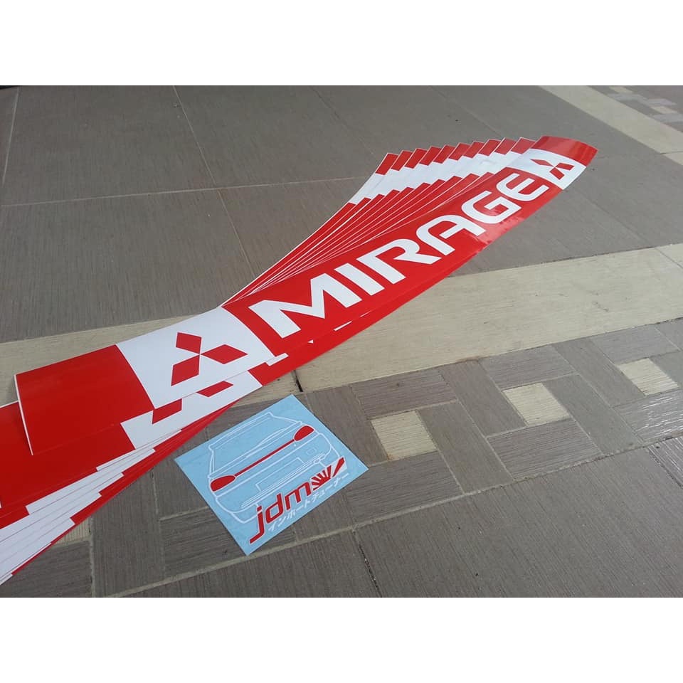 Sticker Mirage (Cutting Ori Japan) | Shopee Malaysia