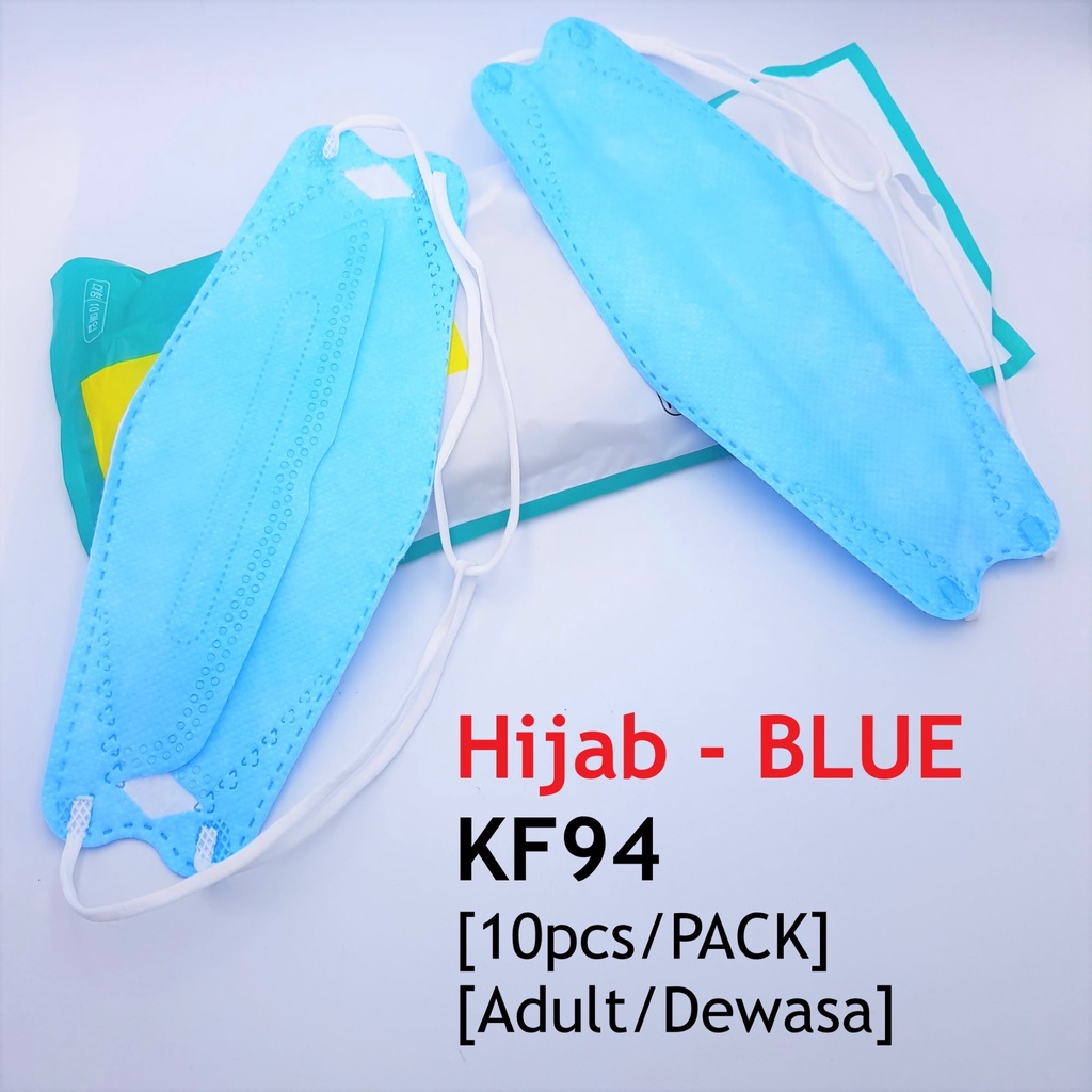 Adult Kids KF94 KN95 Hijab Headloop Disposable Face Mask Earloop Head ...