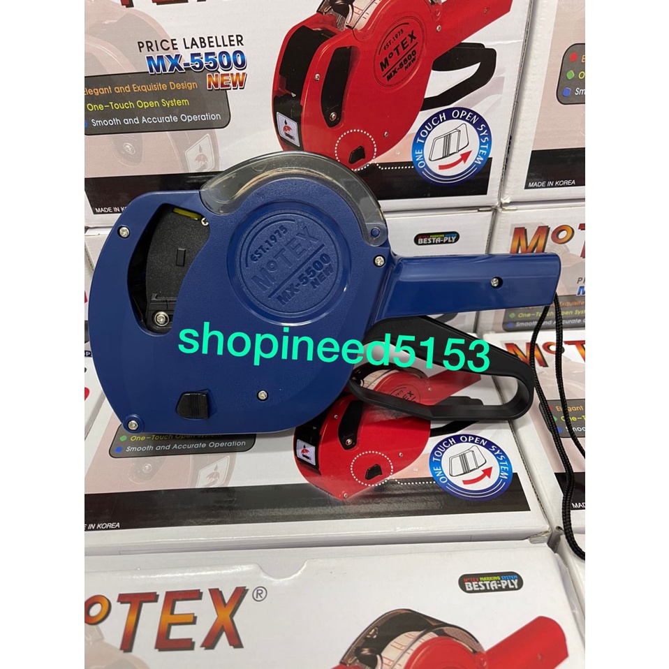 ORIGINAL MOTEX MX 5500 HAND LABELLER / LABEL MACHINE / LABELLING GUN ...