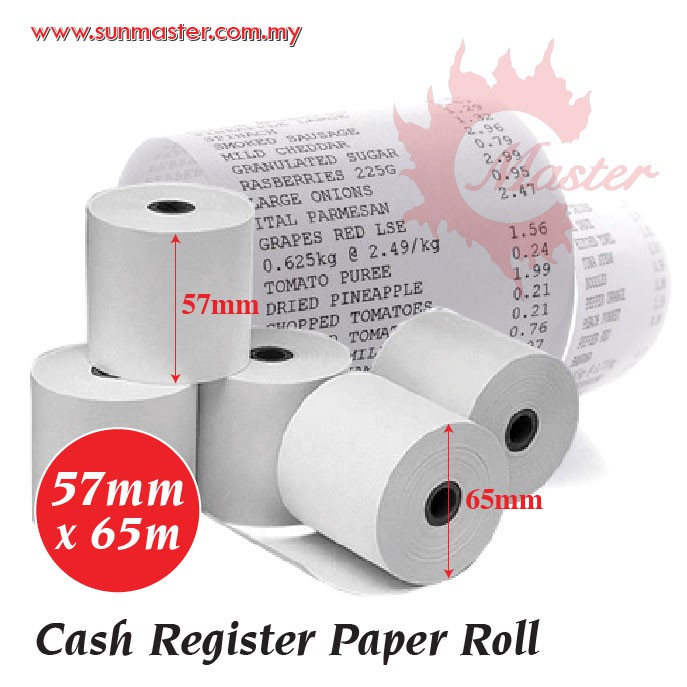 57mm x 65m x 12mm Paper Roll (1r) | Shopee Malaysia