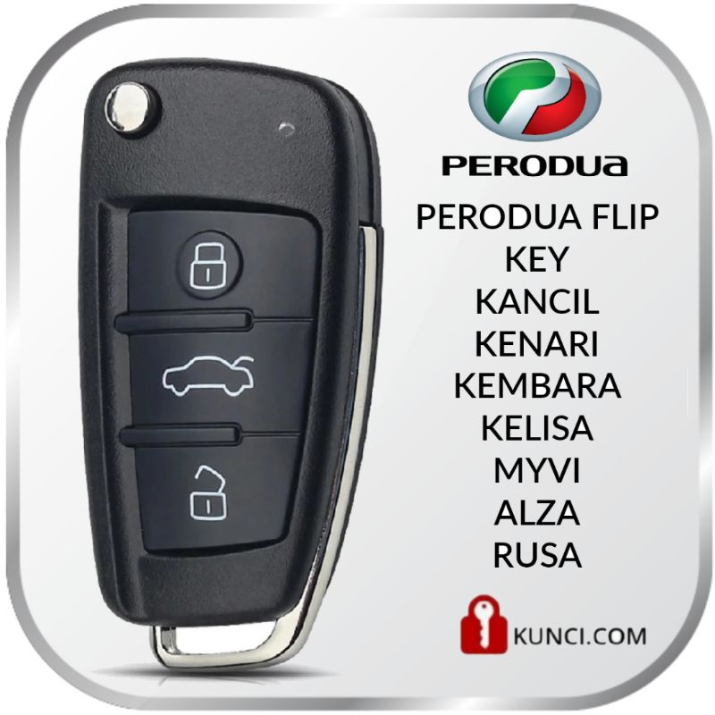 PERODUA MYVI FLIP KEY REMOTE CONTROL SET | Shopee Malaysia