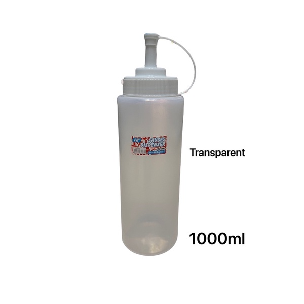 HT 1000ml Plastic Sauce Bottle Squeezer / Botol Sos / Tomato Condiment ...