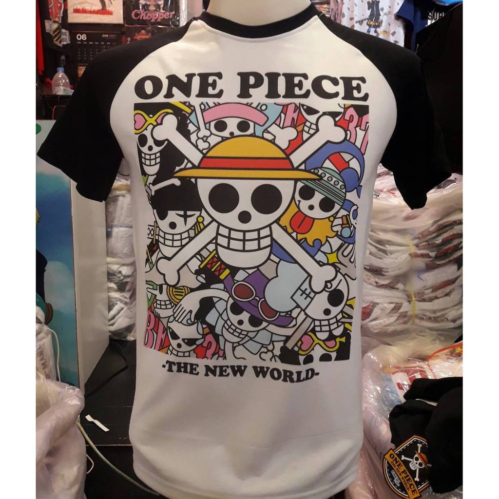 Baju One Piece Original Print Serap Baju Onepiece Original Raglan ...