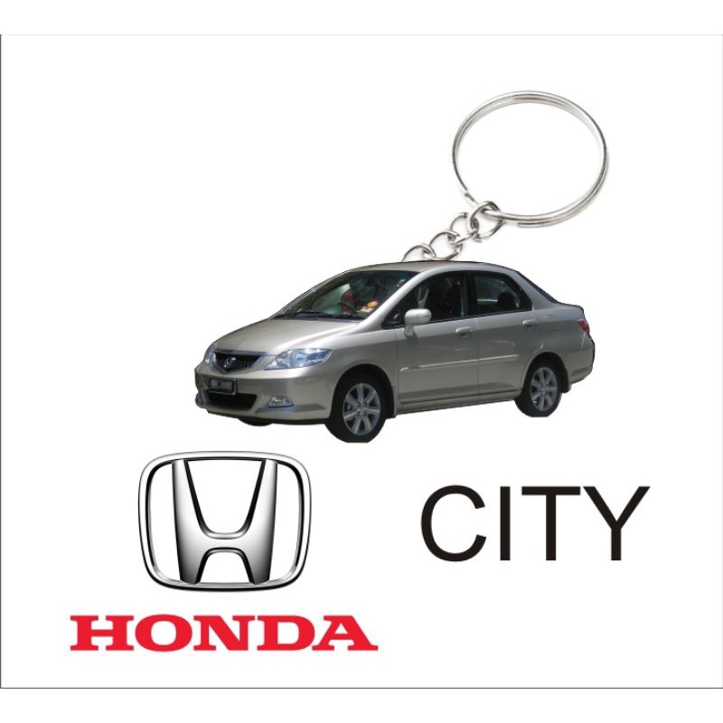 honda city gold idsi vtec 2005 2D KEYCHAIN | Shopee Malaysia