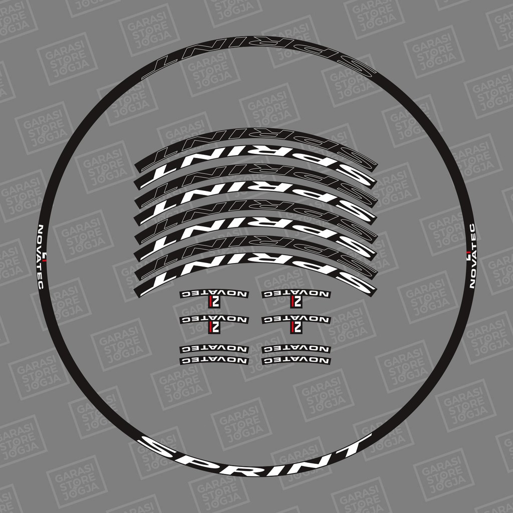 Novatec Sprint Rims Sticker Decal 15mm wide | Shopee Malaysia