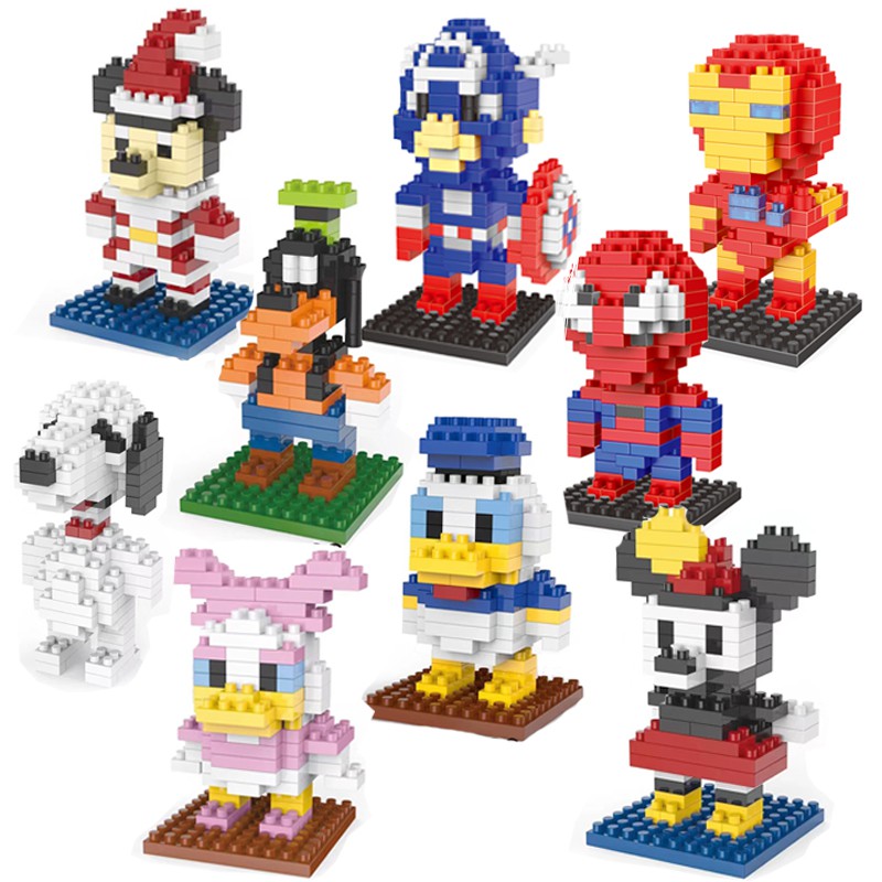 Diamond mini bricks Compatible building blocks Marvel Avengers Super ...