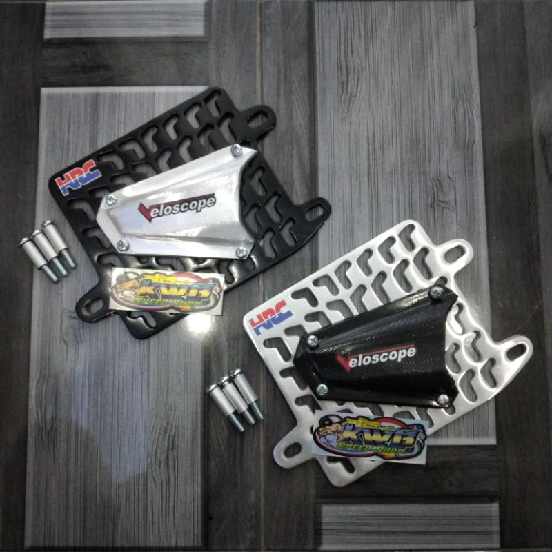 Full CNC RADIATOR COVER AIRSCOPE VELOSCOPE PNP HONDA VARIO 125 VARIO ...