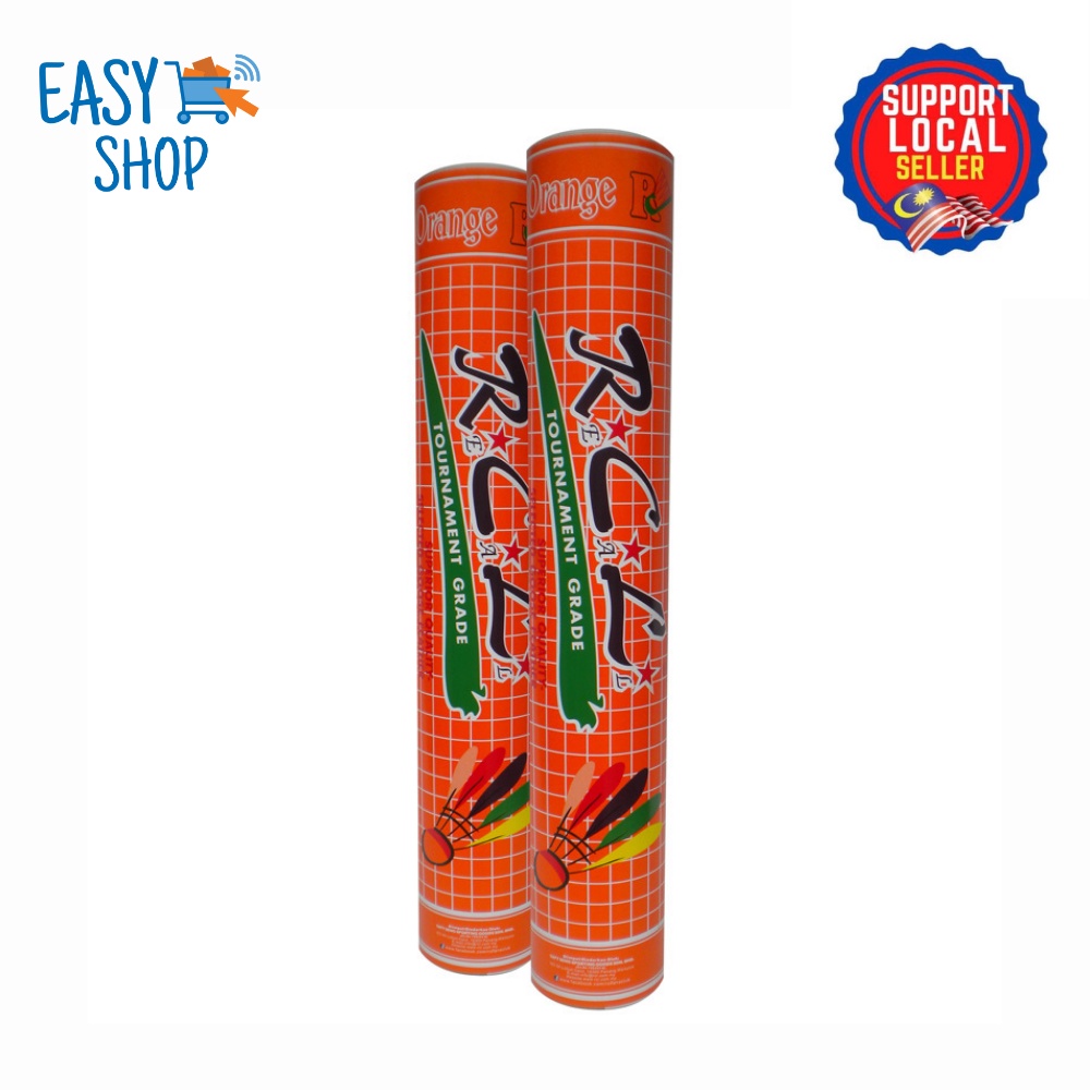 RCL Orange Shuttlecock Bulu Tangkis Badminton (12'Pcs) | Shopee Malaysia