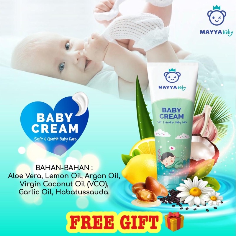 🔥Mayya Baby Cream 50ml 🔥Mayyababy Krim Bayi Batuk Selsema Demam + Free ...