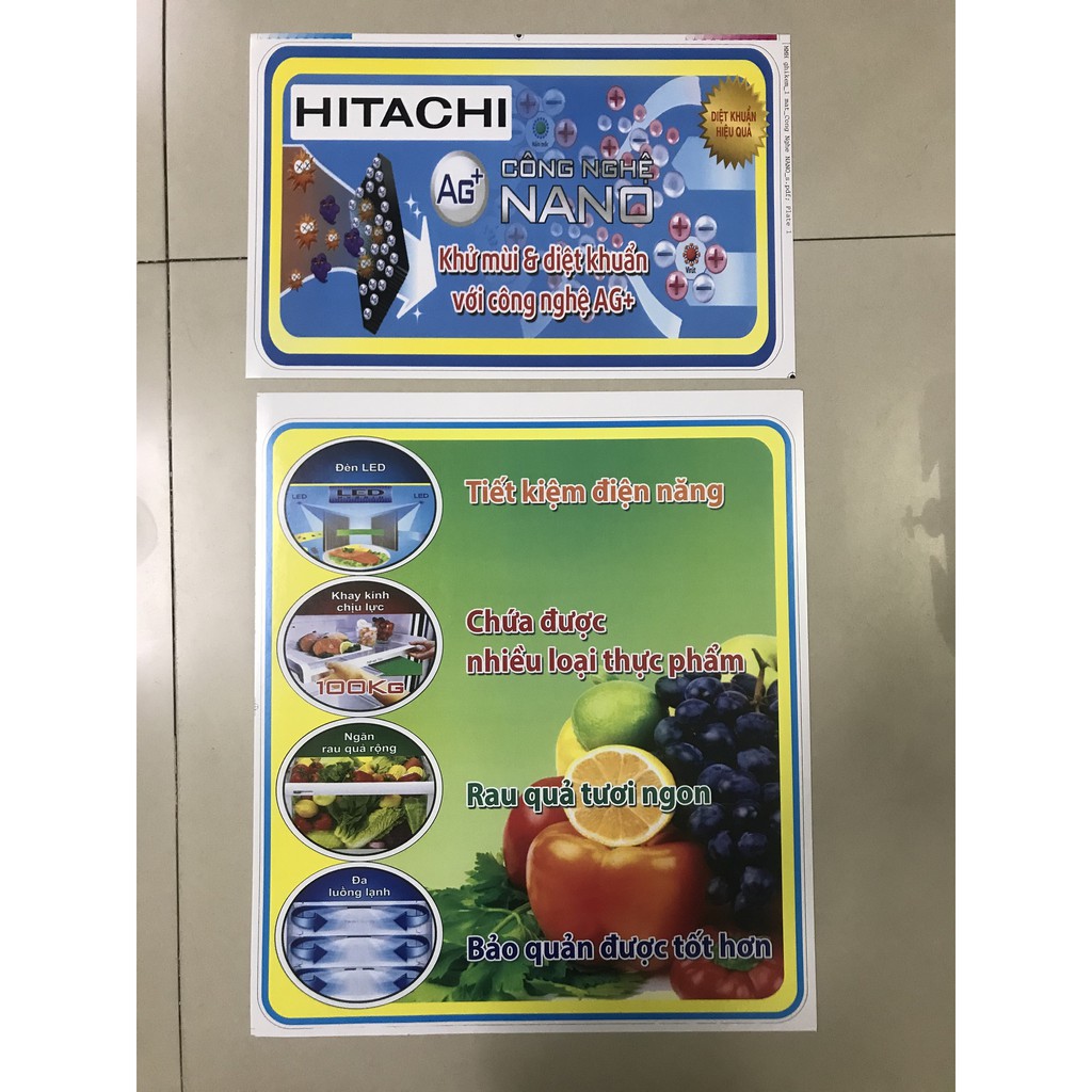 Hitachi refrigerator sticker - Hitachi refrigerator sticker (model 1 ...