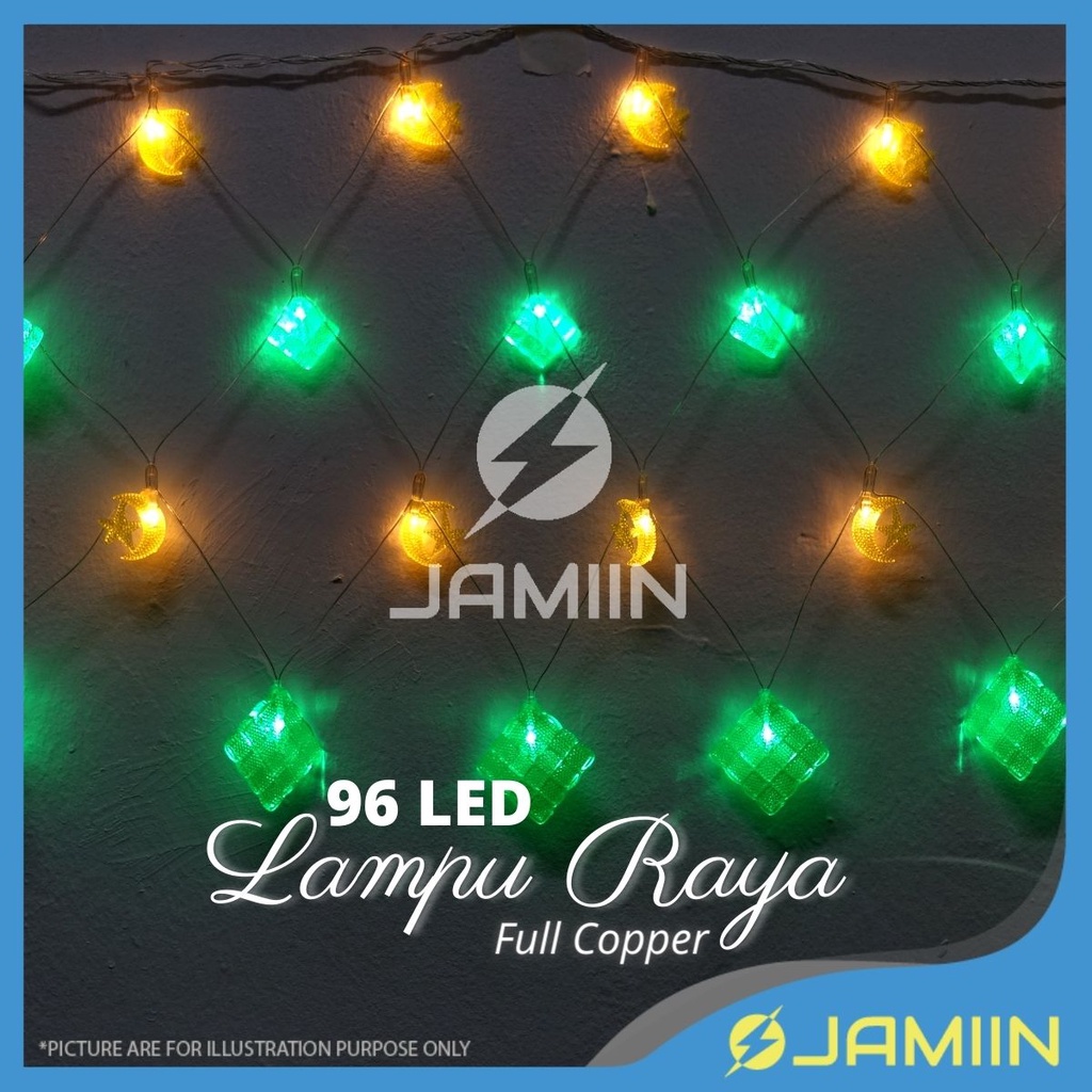 [RAYA SALE] 96L 4meter Net Moon Star and Ketupat Hari Raya Aidilfitri ...