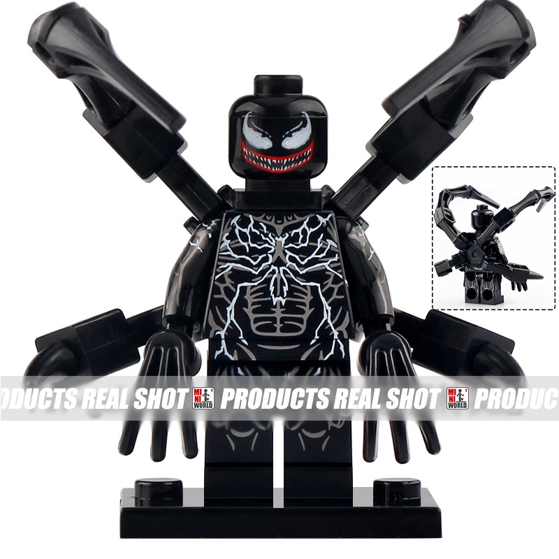 Venom Minifigures Carnage Cletus Kasady Eddie Brock Scream Marvel Anti ...