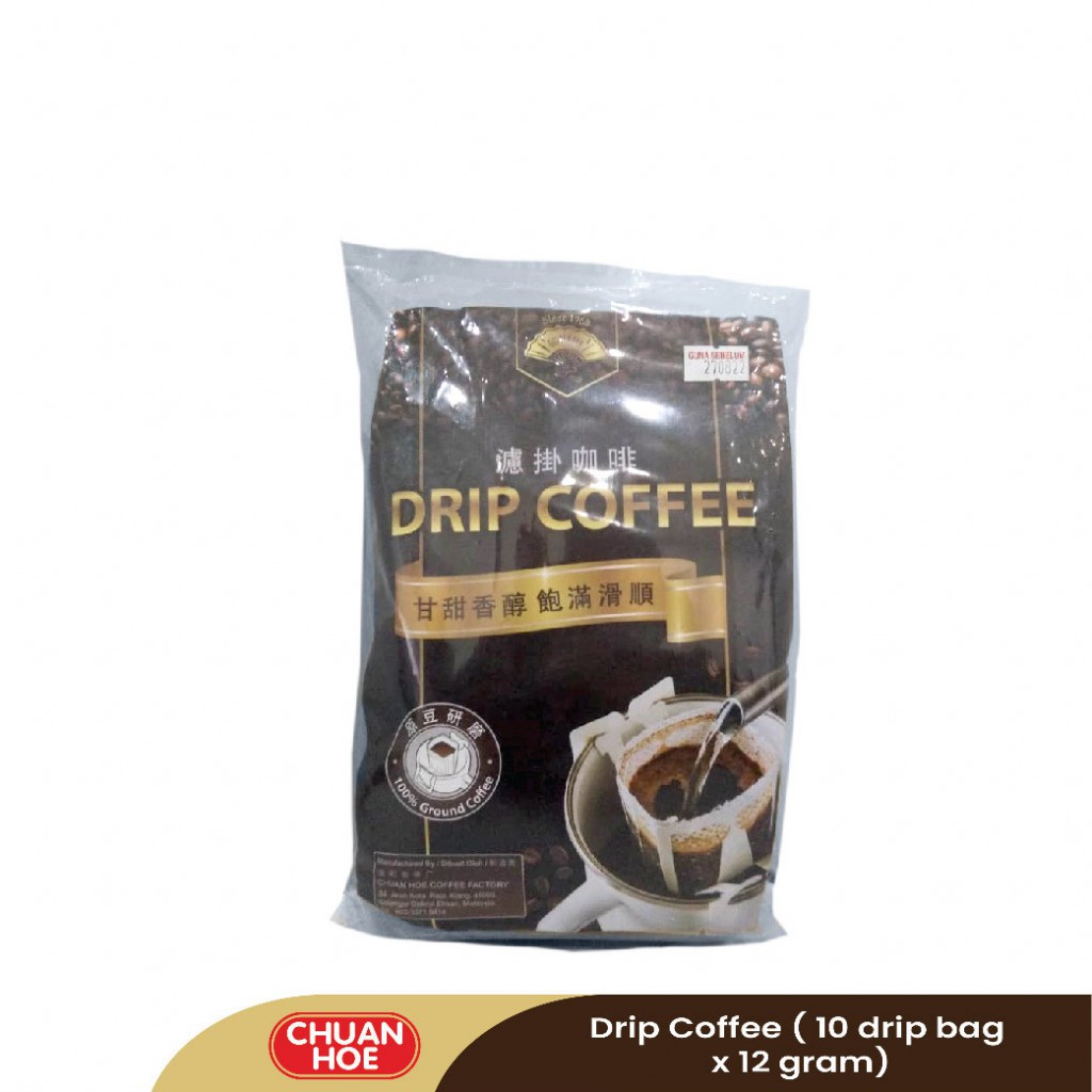 Chuan Hoe Drip Coffe (10 drip bag x 12 gram) | Shopee Malaysia