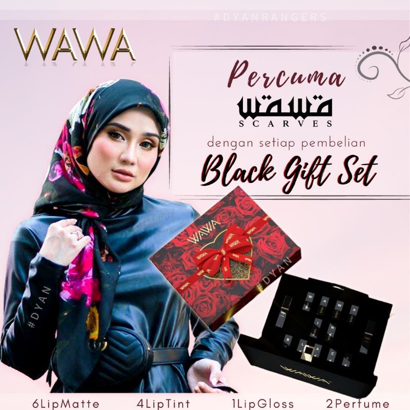 💯ORIGINAL.HQ 】 WAWA IN BLACK | WAWA GIFT SET | WAWA BLACK EDITION ...