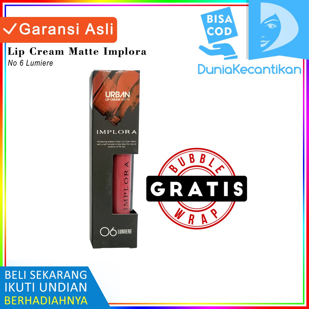 Dkmall - Lip Cream Implora 06 Lumiere/Lipstick Implora/Lip Cream Implora/Implora Lip Cream ...