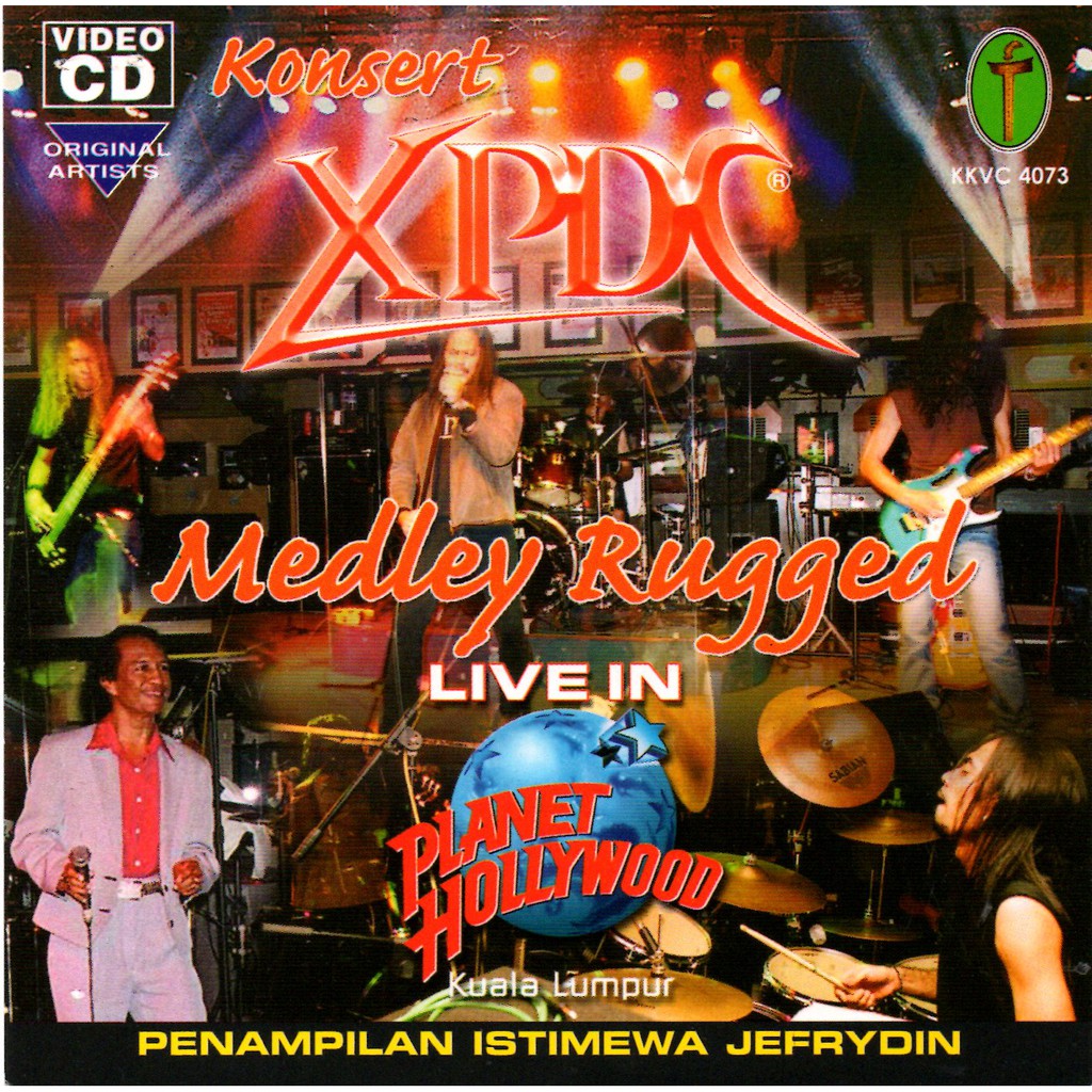 (VCD-R KONSERT) XPDC - KONSERT MEDLEY RUGGED LIVE IN PLANET HOLLYWOOD (2VCD) | Shopee Malaysia