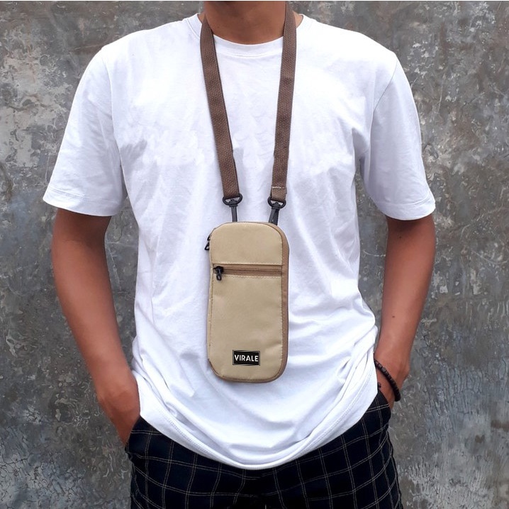 Men's HANGING WALLET BAG - MEN'S NECKLACE BAG - NECK HANGING BAG - MEN ...