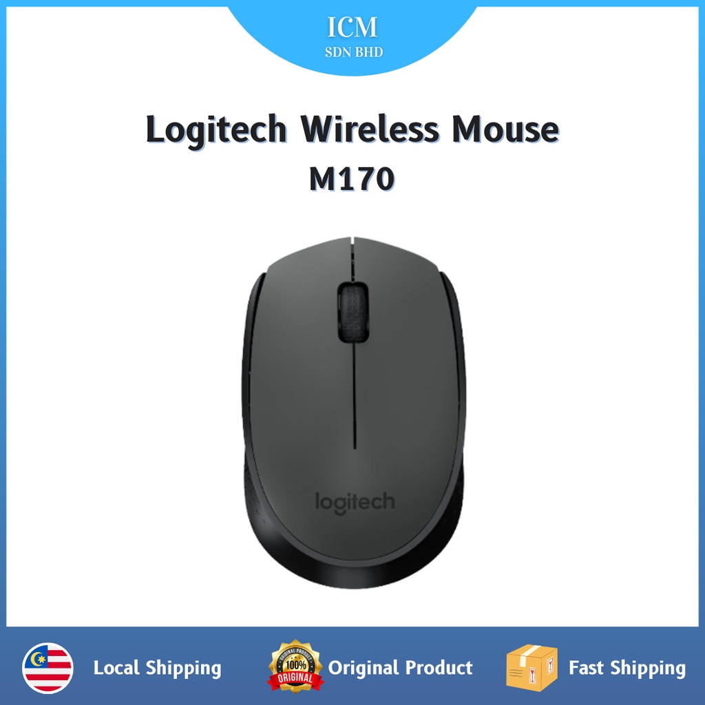 (Ready Stock) Logitech Wireless Mouse M170 Bluetooth Mouse Business ...