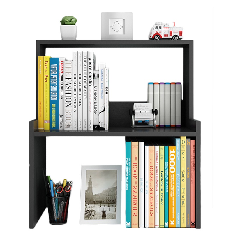 Desktop shelf table bookshelf simple office desk multi-layer storage ...