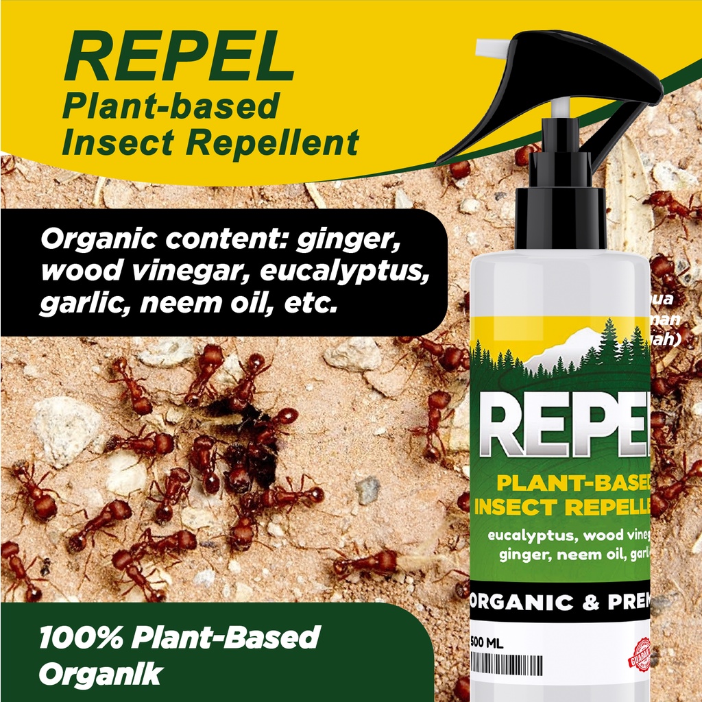 REPEL Super Insect Repellent - Premium & Organic 🔥 Spray Serangga ...