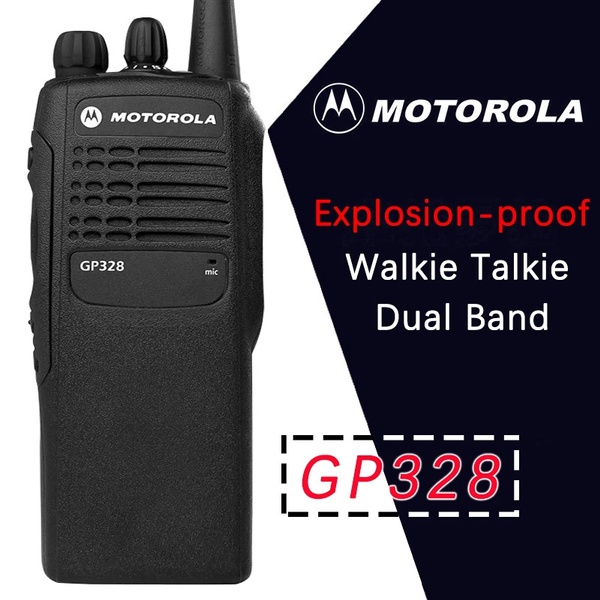 MOTOROLA GP-328 walkie-talkie UHF Shock-proof walkie-talkie UHF/VHF | Shopee Malaysia