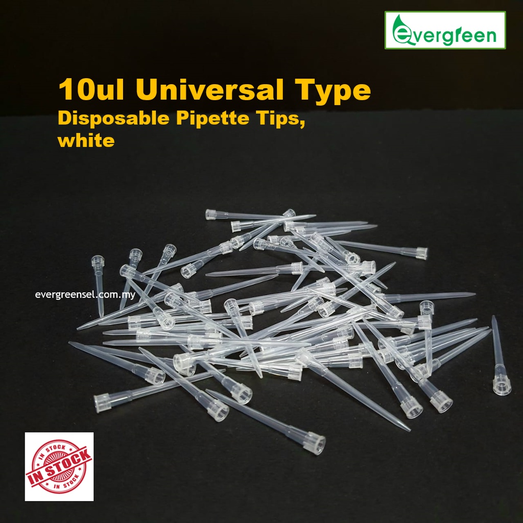 ( PROMO ) 10ul Universal Type Disposable Pipette Tips - Clear | Shopee ...