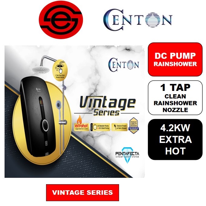 (KLANG VALLEY NORMAL INSTALLATION)CENTON WATER HEATER WITH DC PUMP ...