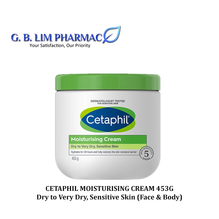 (EXP: 30-APRIL-2027) CETAPHIL MOISTURIZING CREAM FOR FACE & BODY 453G ...