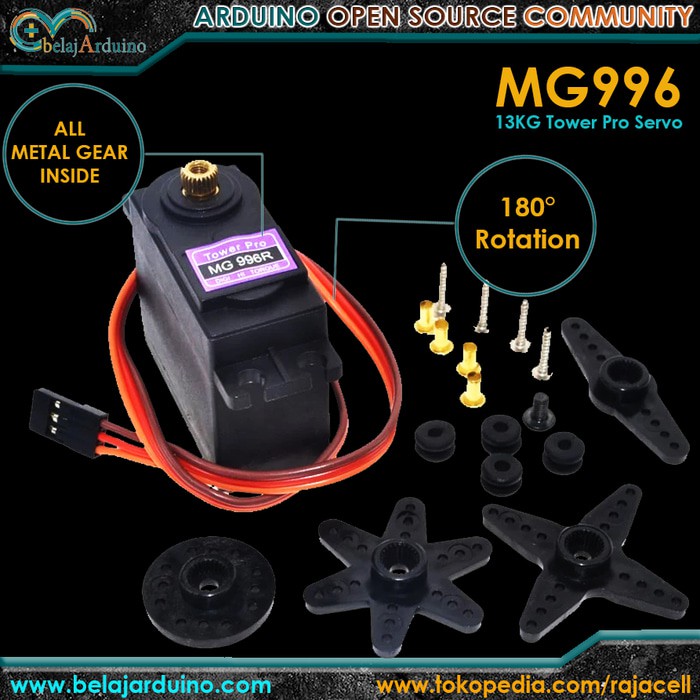 Mg996r Metal Servo Motor Digital Tower Pro Servo Strong Torque for ...