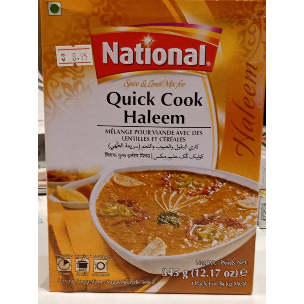 National-Quick Cook Haleem 345g/National-Masak Cepat Haleem 345g ...