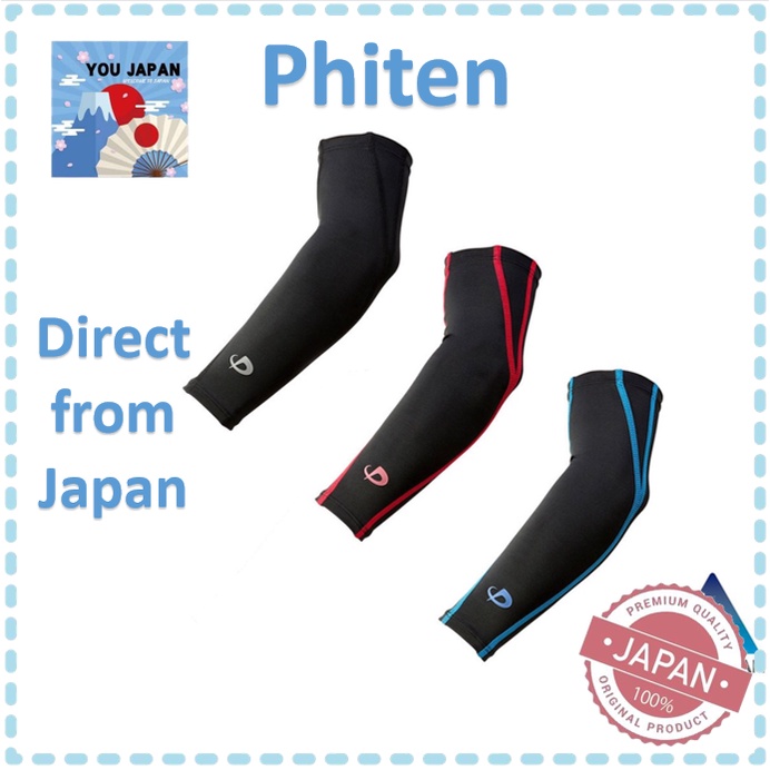 Phiten Sport Arm Sleeve X30 - 98% UV protection. Light compression. Reduce arm and elbow fatigue ...