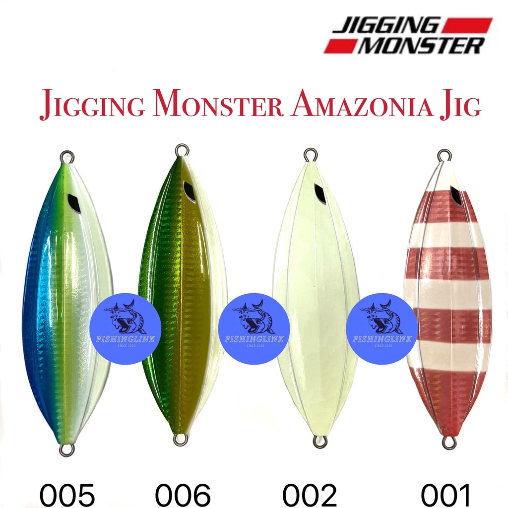 JIGGING MONSTER AMAZONIA JIG GLADIATOR METAL JIG 300G , 250G | Shopee ...