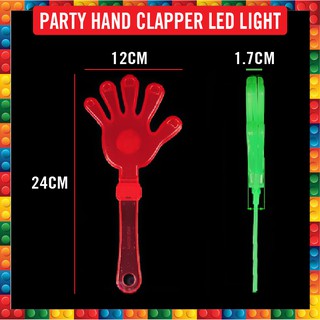 Party Hand Clapper Flashing Led Light / Fun Hand Clapper Party Toy ...