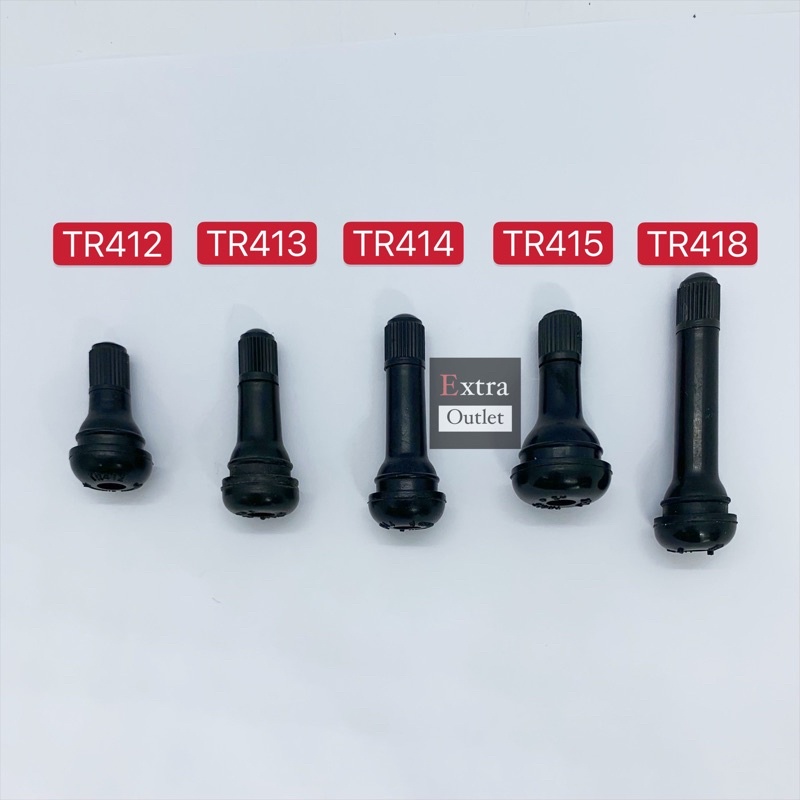 Universal Rubber Tubeless Wheel Tyre Motor Valve TR412 TR413 TR414 TR415 / Valve Getah Tayar ...