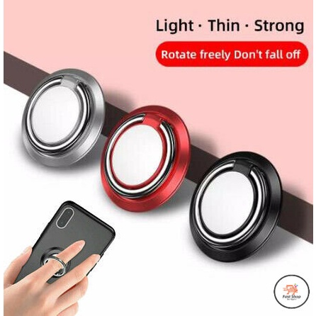 FS 360° Rotating Finger Grip Ring Stand Holder for Mobile Phones Tablet ...