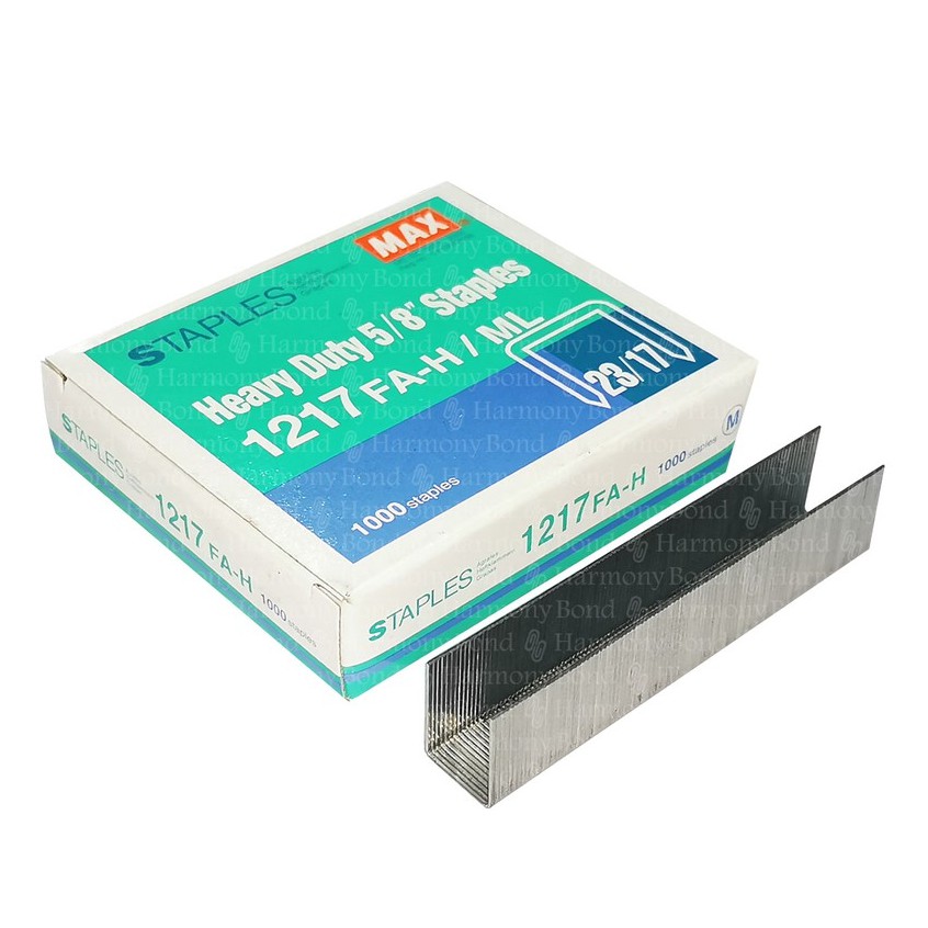 MAX Staples 1217FA-H/ML / Bullet / Dawai Kokot / Ubat Stapler | Shopee ...