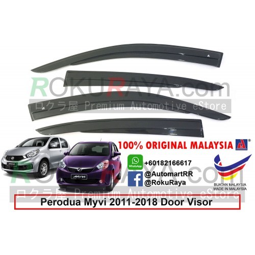 Perodua Myvi Lagi Best Icon (2nd Gen) 2011-2018 AG Rain Wind Sun ...