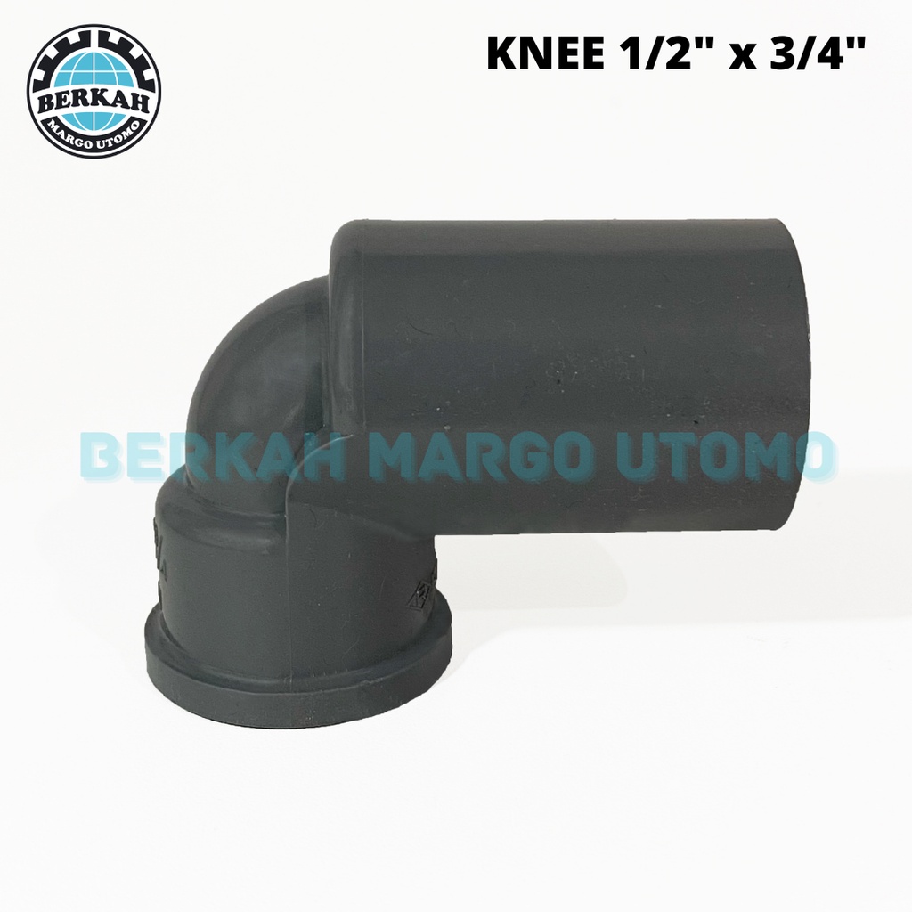 Knee / Knie / Keni / Elbow AW PVC Thread In Brass 1/2 x 3/4 inch ...