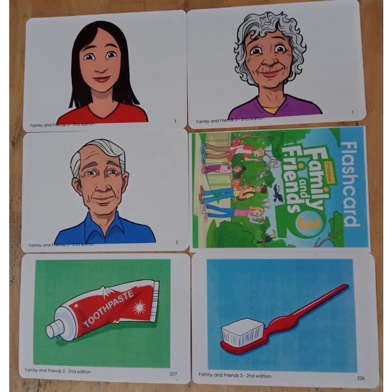 Flashcard FAMILY AND FRIENDS 3 2ND EDITION (A5-2M) (A5-1m) | Shopee ...