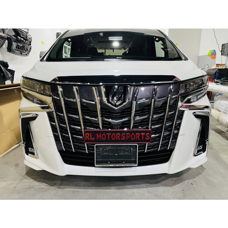 Toyota alphard AGH30 2015-2018 to 2019 bodykit body kit front side rear ...