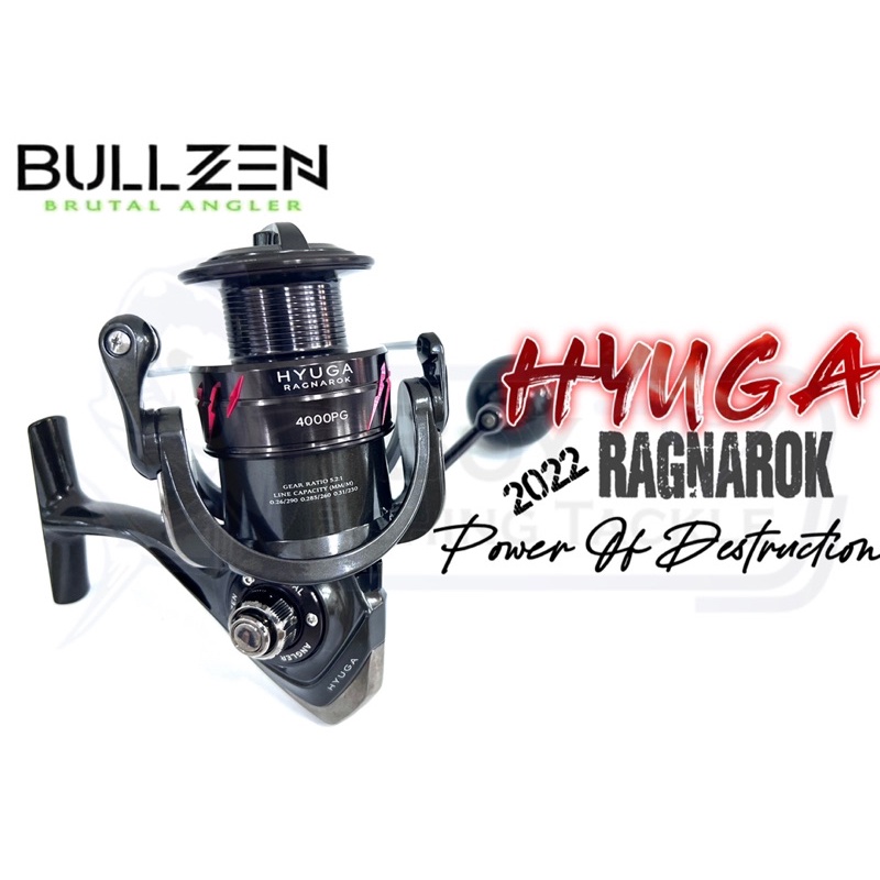 2022 BULLZEN HYUGA RAGNAROK SPINNING REEL FISHING REEL | Shopee Malaysia