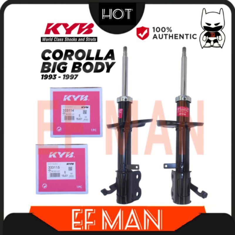 100% ORIGINAL KYB TOYOTA COROLLA AE101 AE111 EE100 FRONT ABSORBER GAS ...