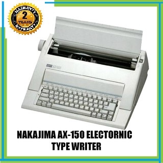 ( 2 YEARS WARRANTY ) NAKAJIMA AX-150 ELECTRONIC TYPEWRITER | Shopee ...